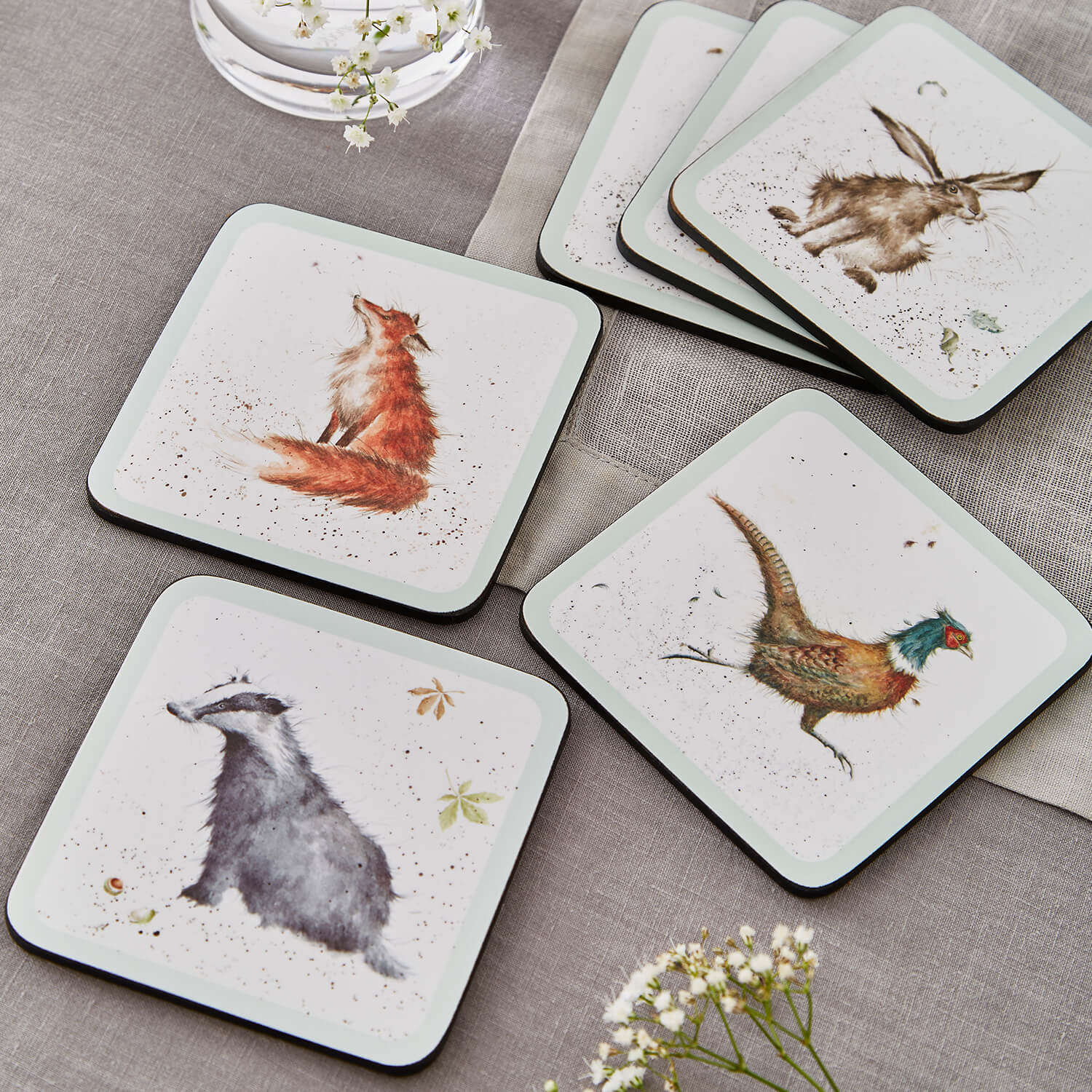 Wrendale Designs Set Of 6 Coasters | Coopers Of Stortford