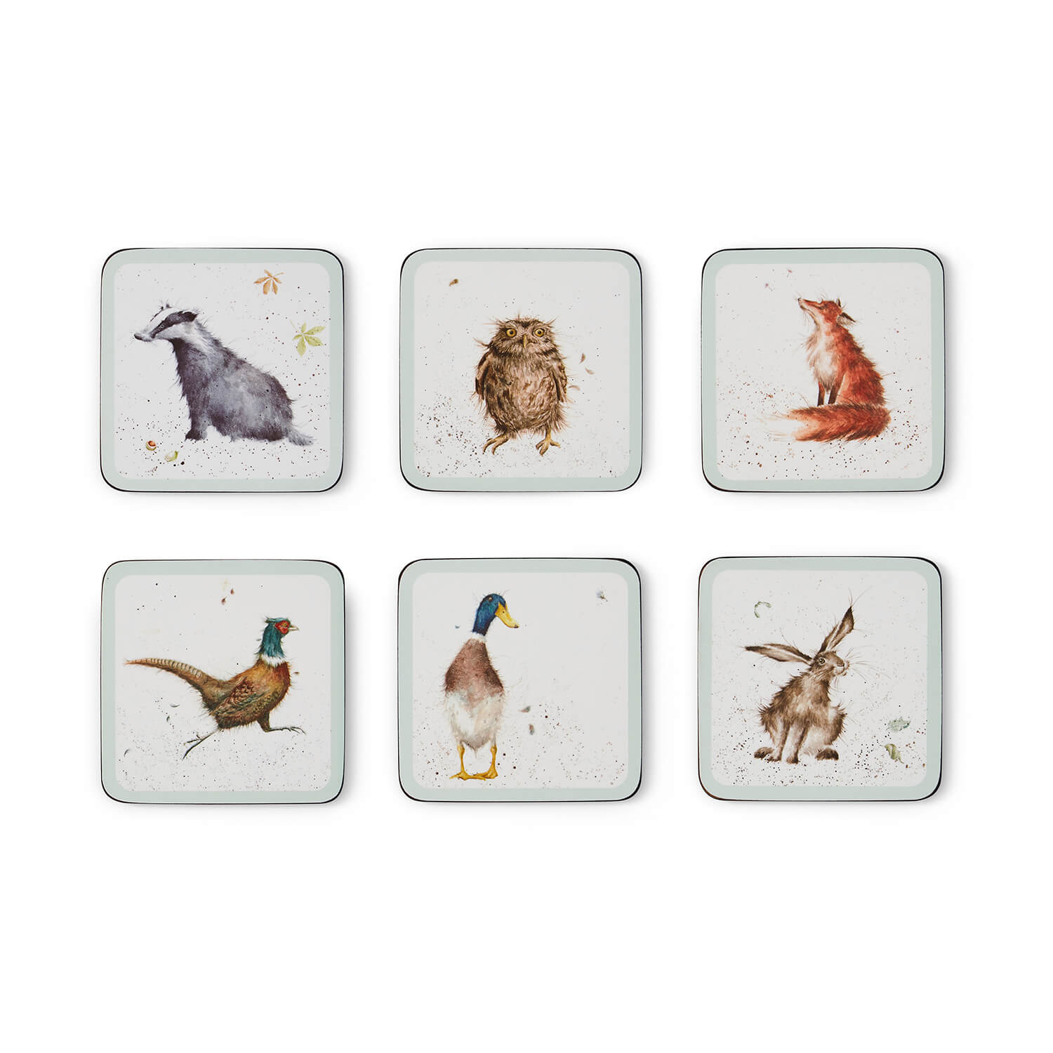 Wrendale Designs Set Of 6 Coasters | Coopers Of Stortford