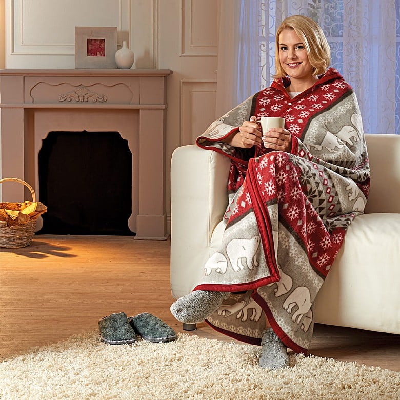 Red Fleece Cosy-Robe | Coopers of Stortford