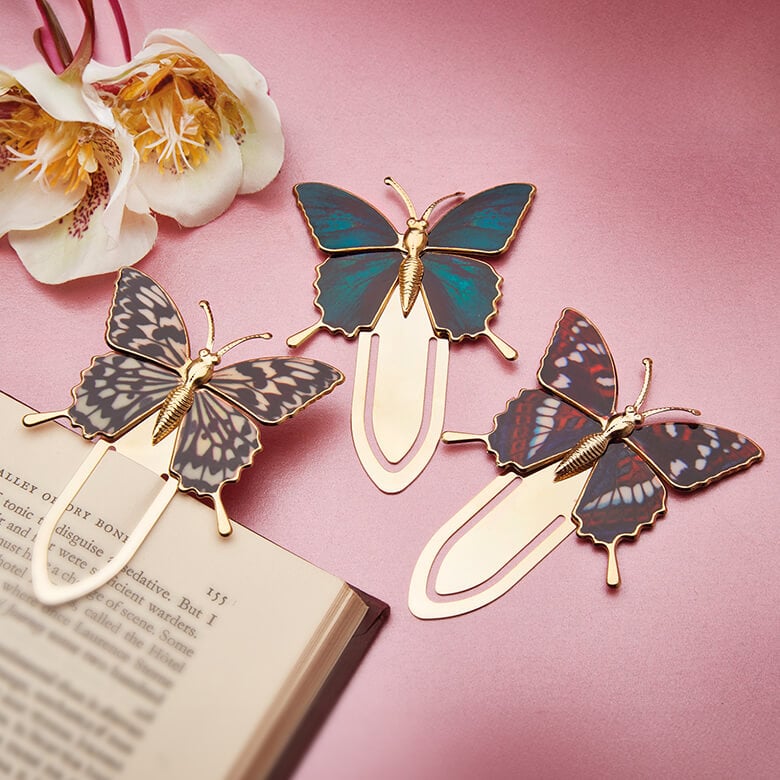 Pack of 3 Gold Plated Bookmarks