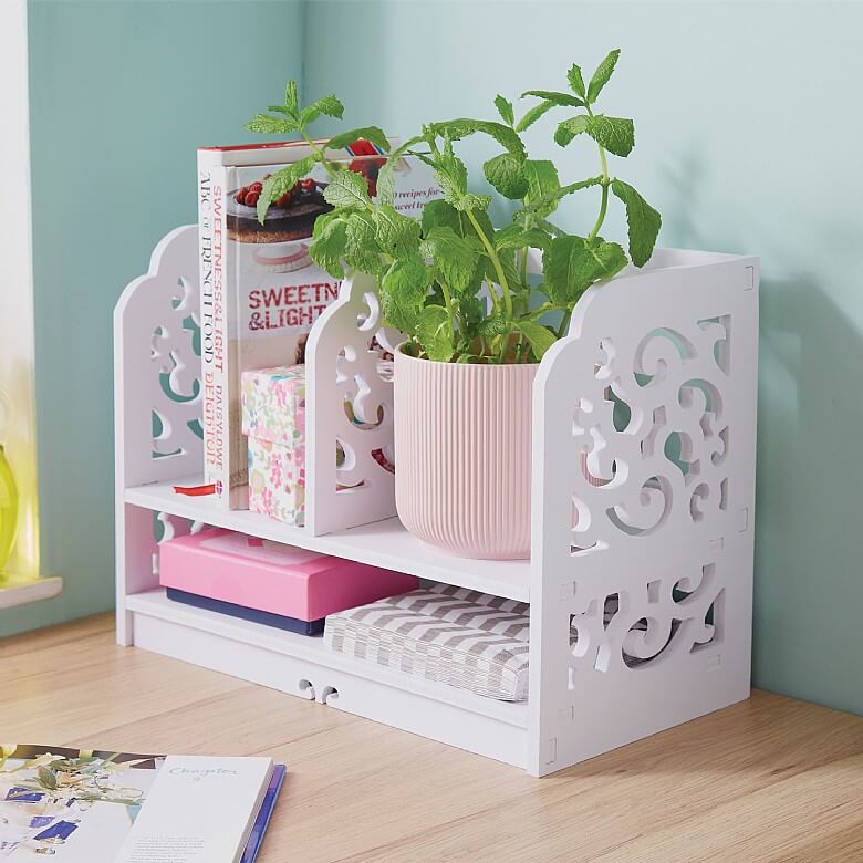 Two-tiered Book Rack | Home Storage Organisers | Coopers Of Stortford