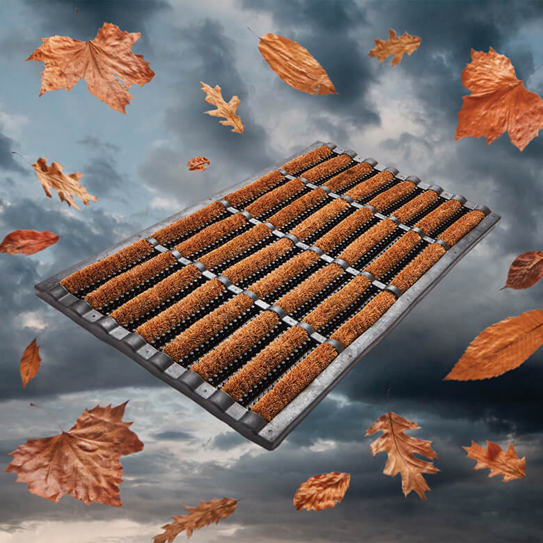 X-Large Rubber and Coir Hurricane Door Mat | Coopers Of Stortford