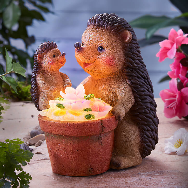 Solar Spring Hedgehog Ornament | Coopers Of Stortford