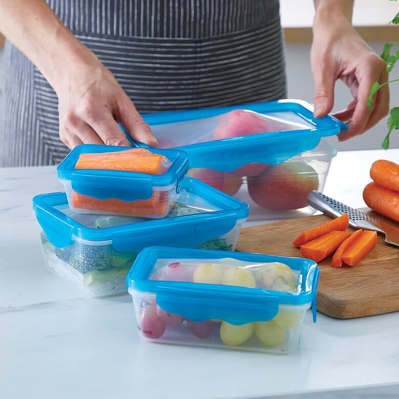 Set of 4 Stretch Lid Containers | Coopers Of Stortford