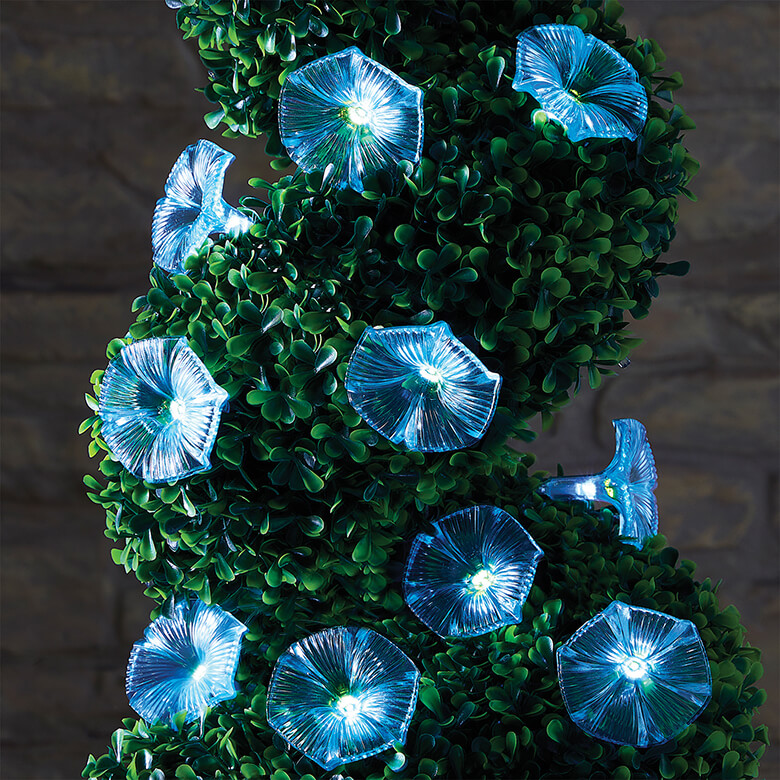 Pink Solar-Powered Bloom String Lights - Buy 2 & Save £6 | Coopers Of ...