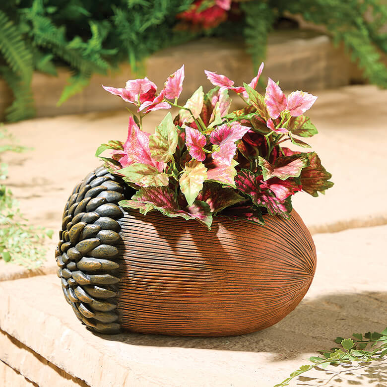 Resin Acorn Planter | Coopers Of Stortford