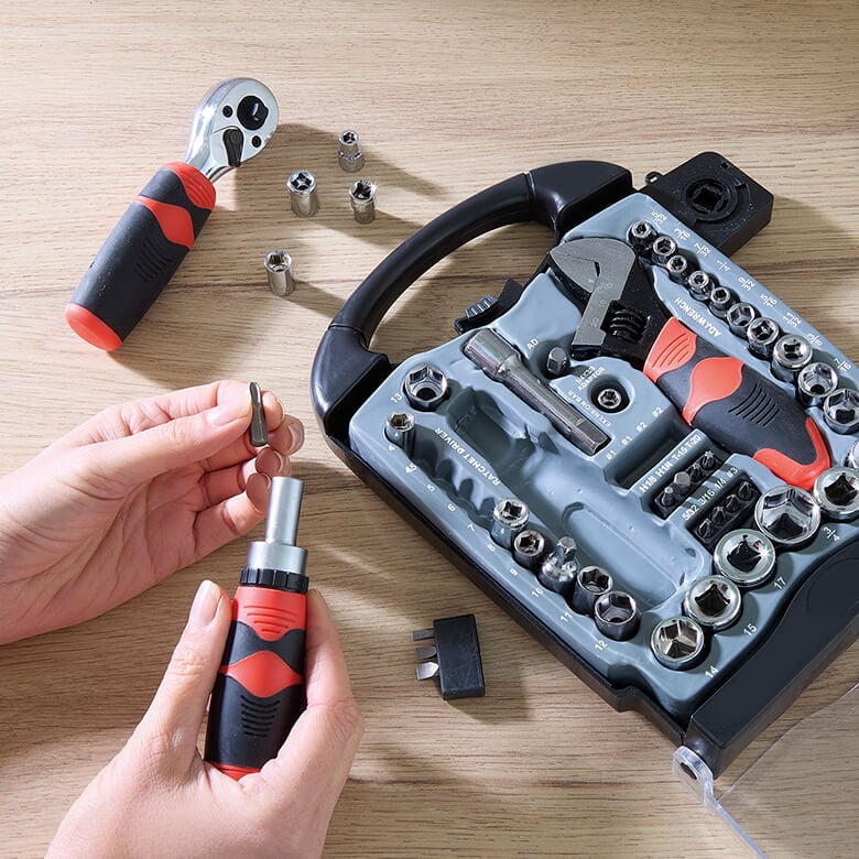 Ratchet wrench screwdriver set store
