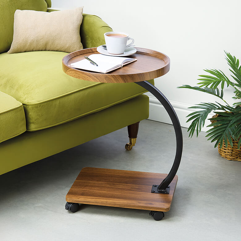 Decorative Rolling Side Table | Coopers Of Stortford