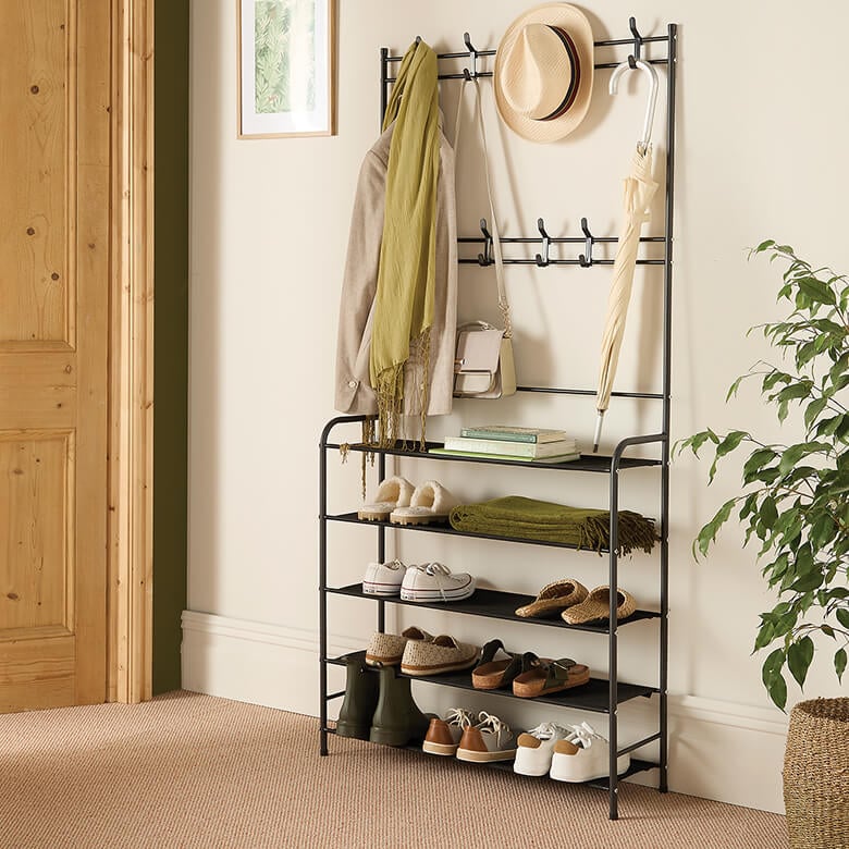 Entrance Room Shoe and Coat Rack