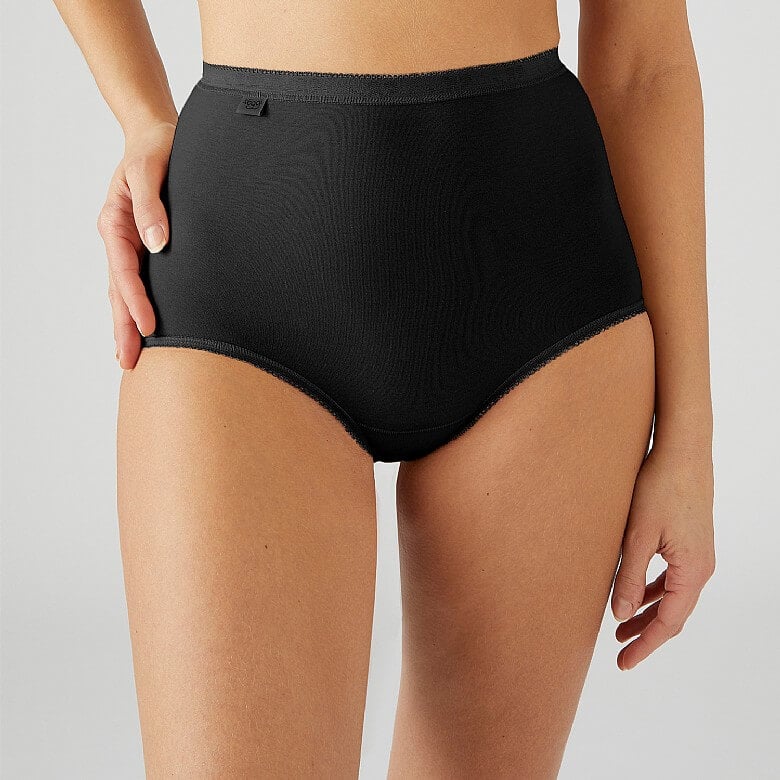 Sloggi Maxi Briefs Black 6 Pack