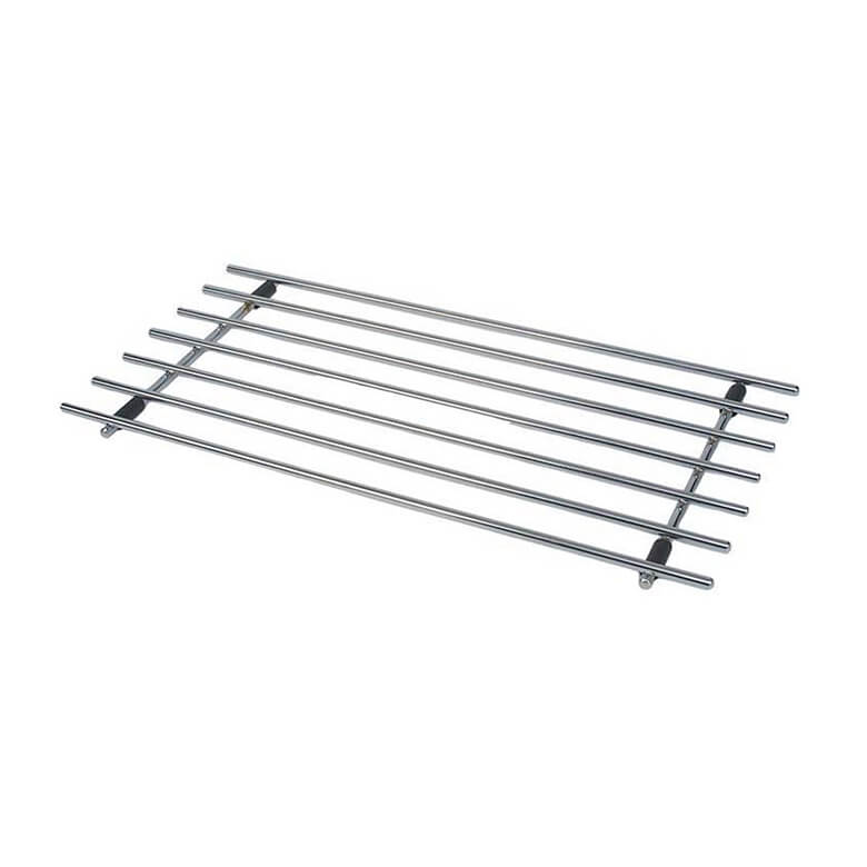 Rectangular Chrome Trivet 44 x 24cm | Coopers Of Stortford