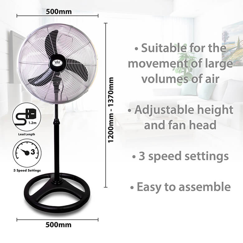 18 inch oscillating table fan store
