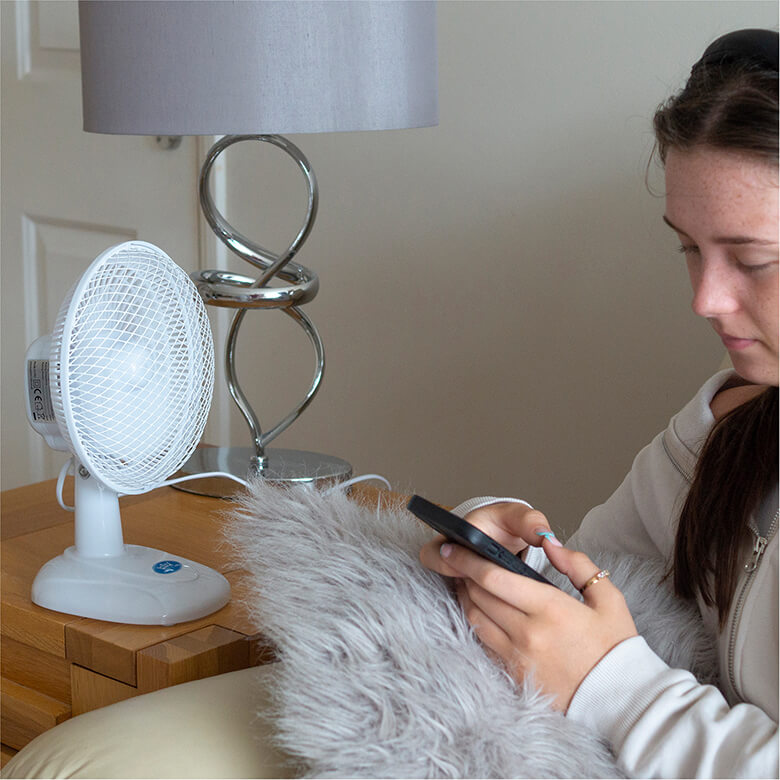 6in desk fan store