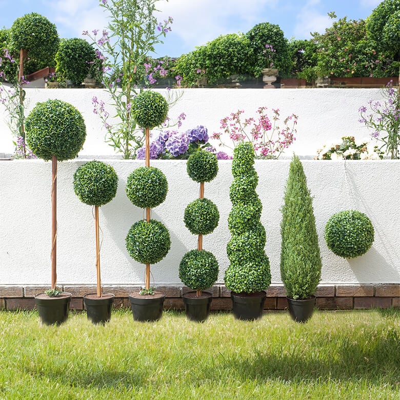 Artificial Topiary Ball Tree 120cm Coopers Of Stortford