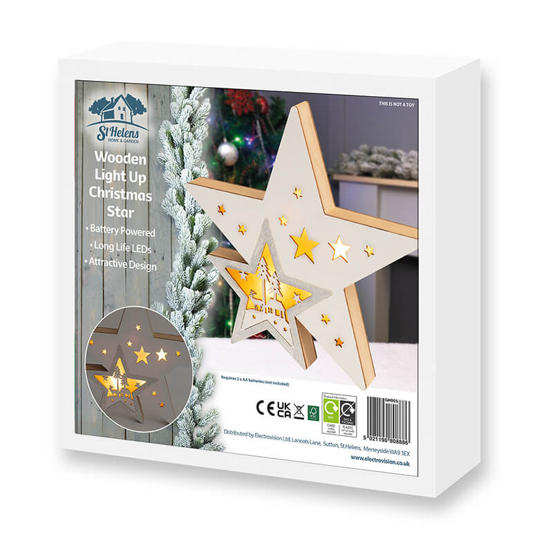 Mini Battery Powered Light Up Star