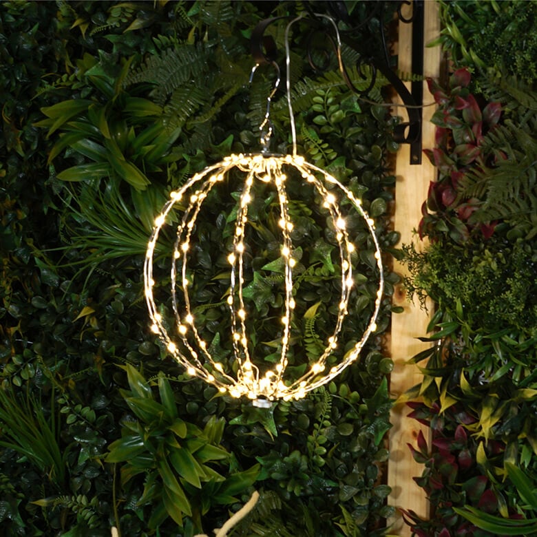 Outdoor 140 LED Copper Gold Sphere With Timer | Coopers Of Stortford