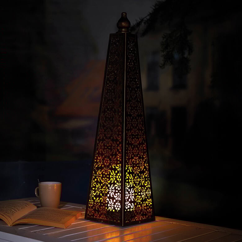 Pyramid Lamp Luxor Style 60cm | Coopers Of Stortford
