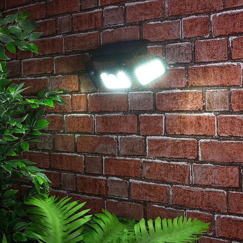 Solar Motion Sensor Security Wall Lamp 74 LED