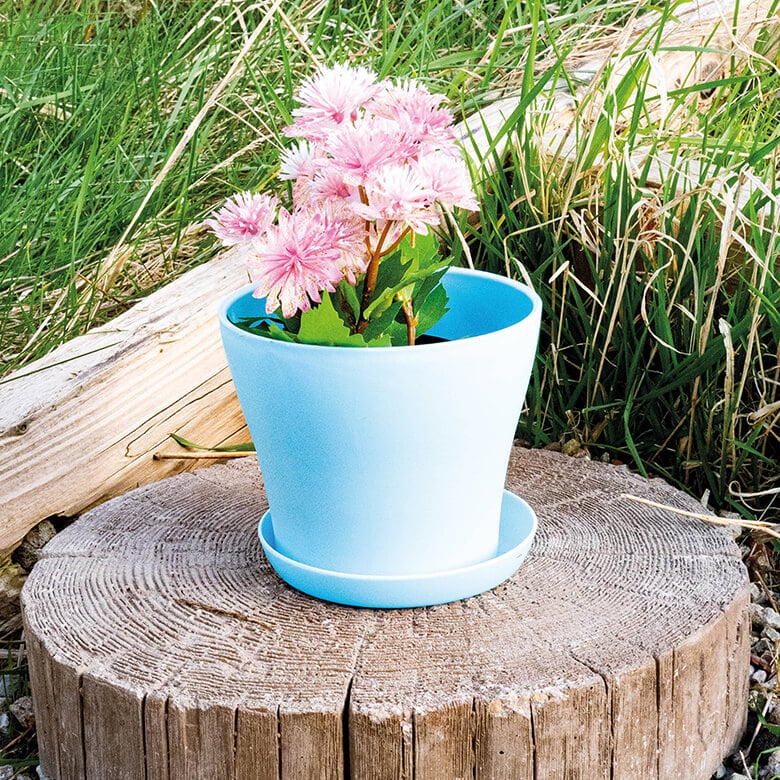 Plastic Plant Pot 16x12.5cm Blue
