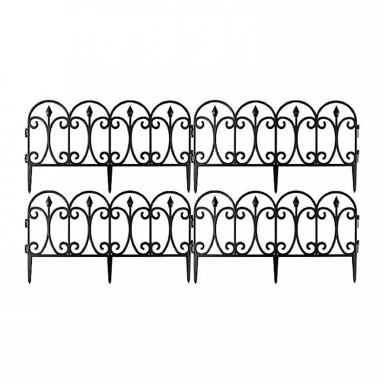 Wrought Iron Garden Border Edging Wrought Iron Effect Garden Edge
