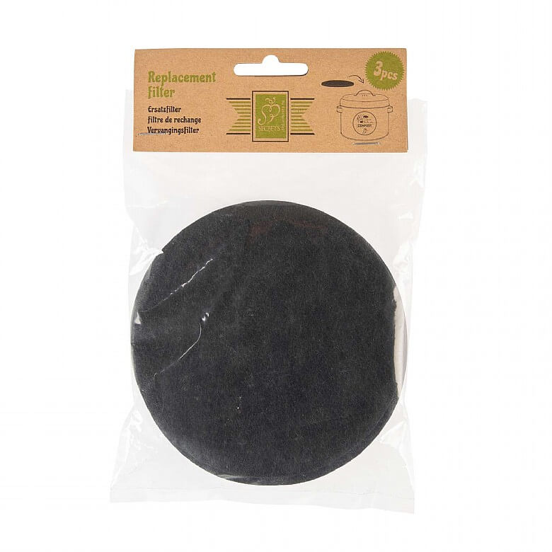 Pack of 3 Compost Tin Filter Replacements | Coopers Of Stortford