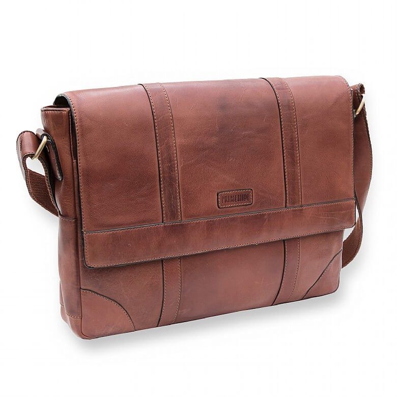 Leather large messenger bag store