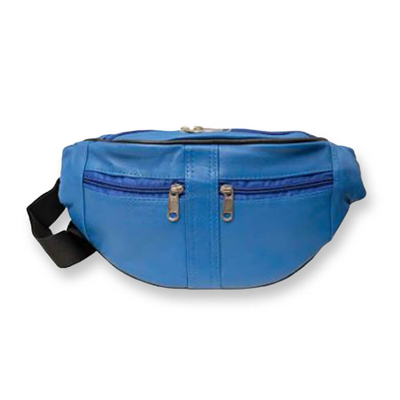 Upcycled Leather Bumbag - Black | Coopers Of Stortford