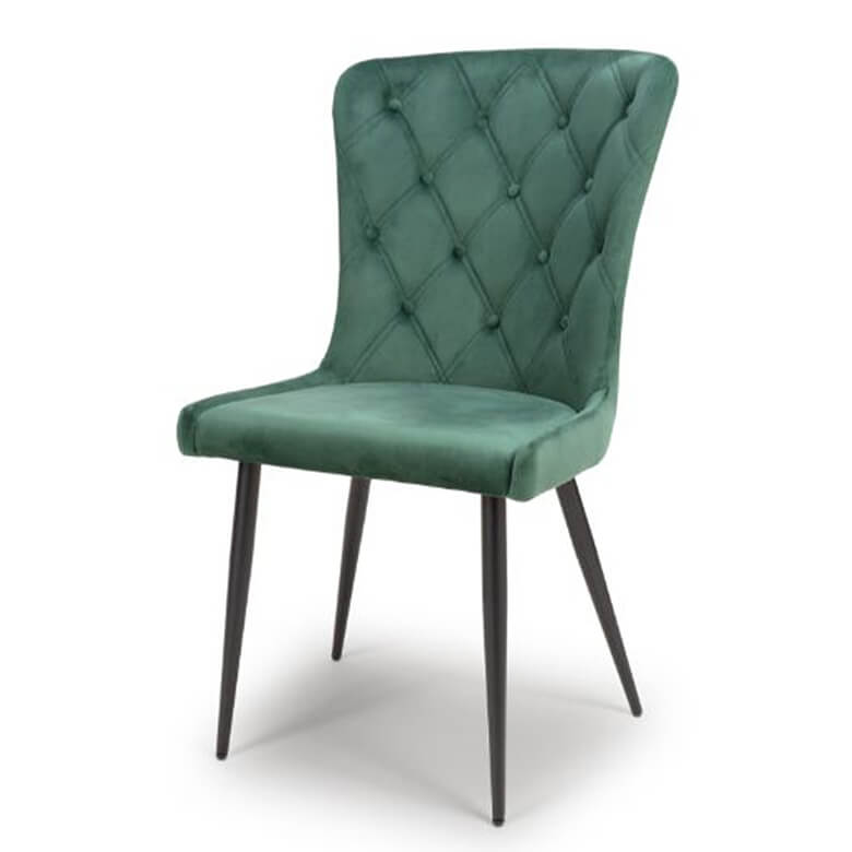 Arthur Chair Set of 2 - Green | Coopers Of Stortford