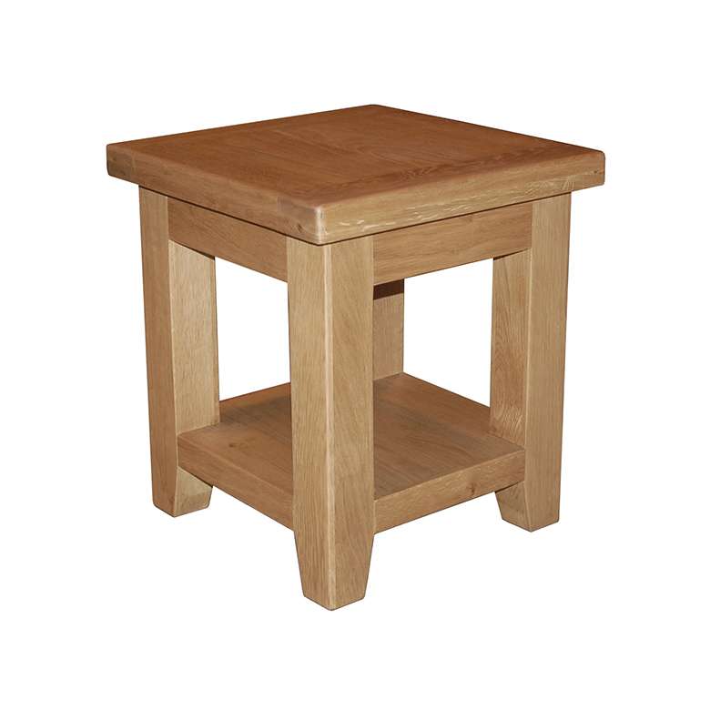 Premium Oak End Table | Furniture | Coopers Of Stortford