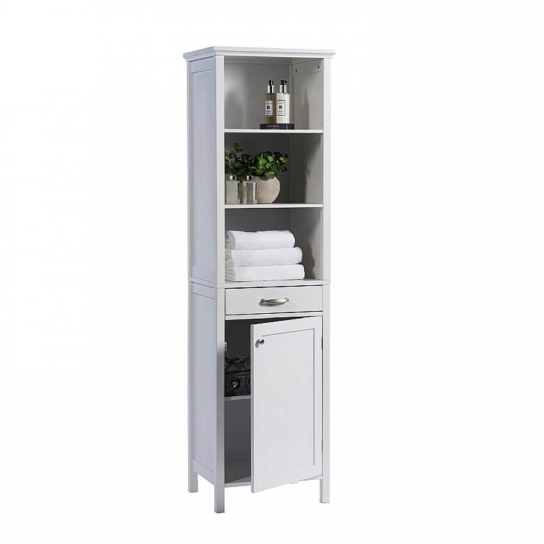 Tall White Cabinet