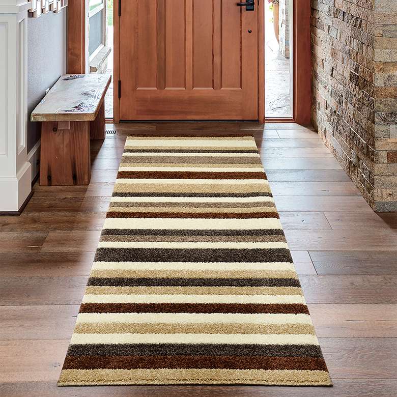 Line Rug Beige | Coopers Of Stortford