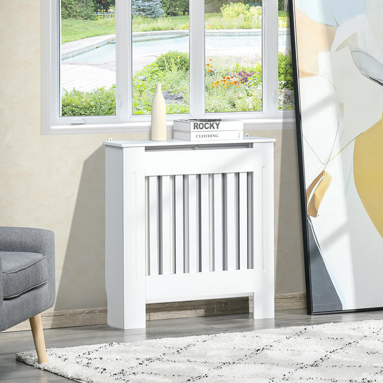 Narrow Vertical Slatted Radiator Cover | Coopers Of Stortford