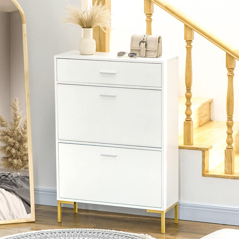 3 Drawer Slim Shoe Cabinet