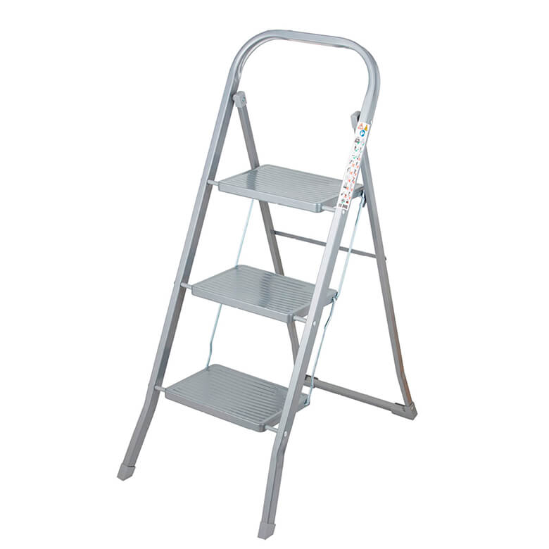 3-Tread Steel Step Ladder | Coopers Of Stortford