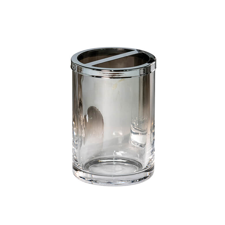 Glass toothbrush holder store