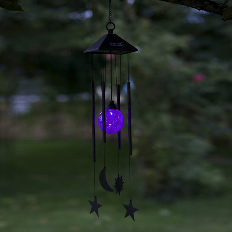 Solar Sun Moon & Star Wind Chime | Coopers Of Stortford