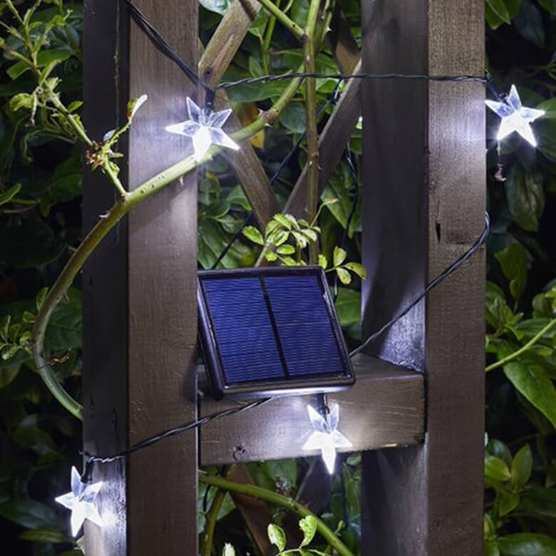 50 Stars Ultra Solar String Lights | Coopers Of Stortford