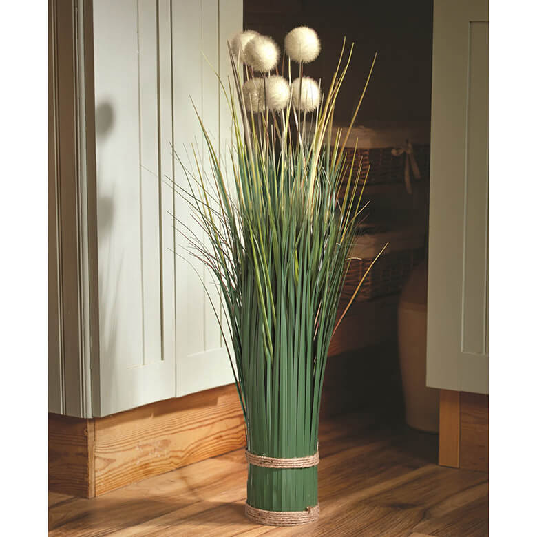 Faux Bouquet Pompom Grass 120Cm | Coopers Of Stortford