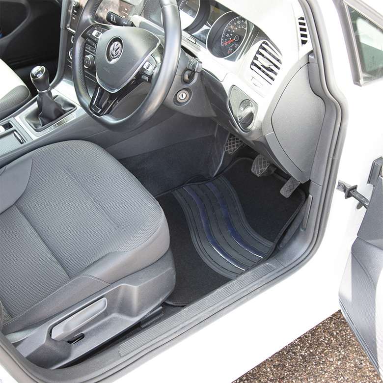 Silver car mats store