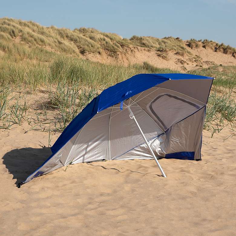 Folding Beach Umbrella | Coopers Of Stortford