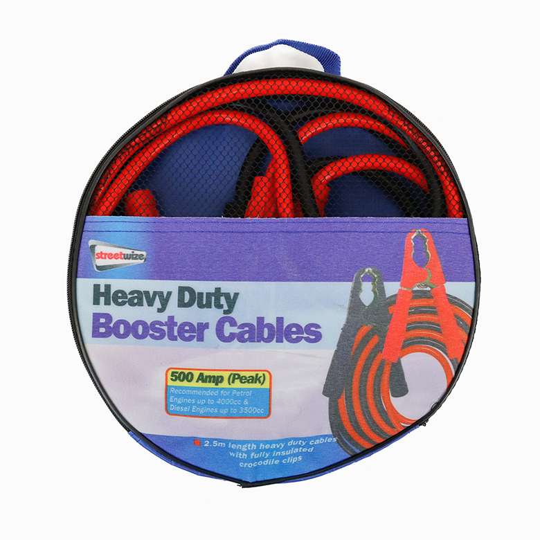 2.5M 500Amp Booster Cable | Coopers Of Stortford