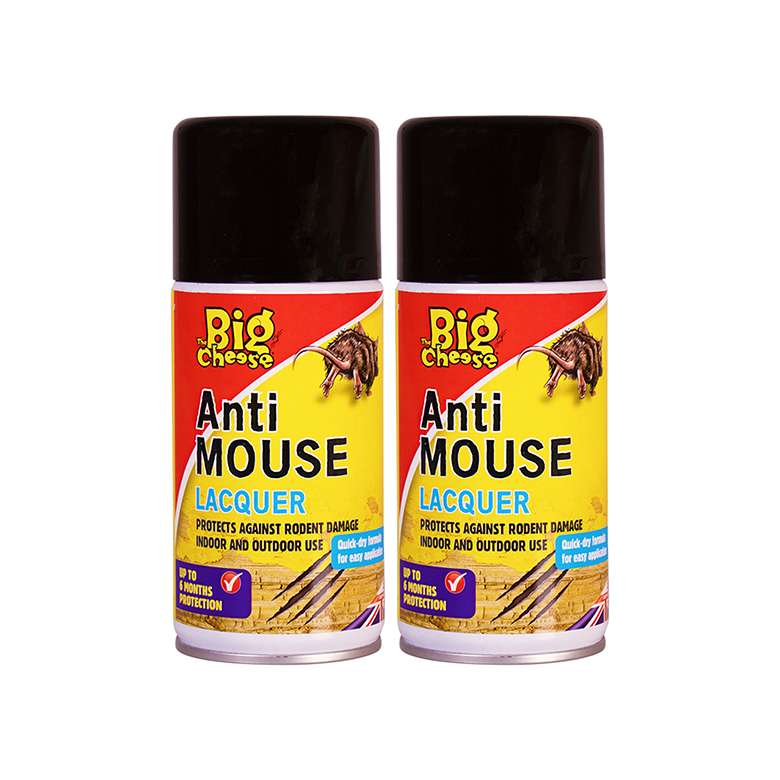 Anti Rodent Lacquer 300ml Aerosol - Twin Pack | Coopers Of Stortford