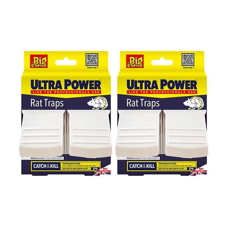 Ultra Power Rat Traps Twin Pack | Coopers Of Stortford