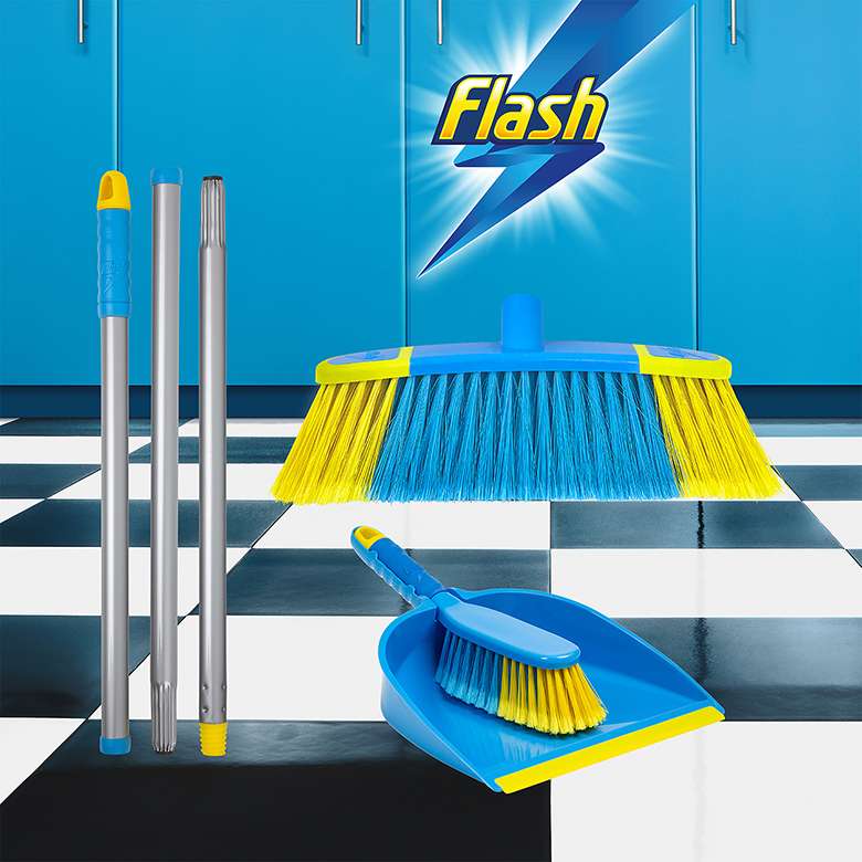 Flash Brush Set - Brush & Dustpan | Cleaning Supplies | Coopers Of ...