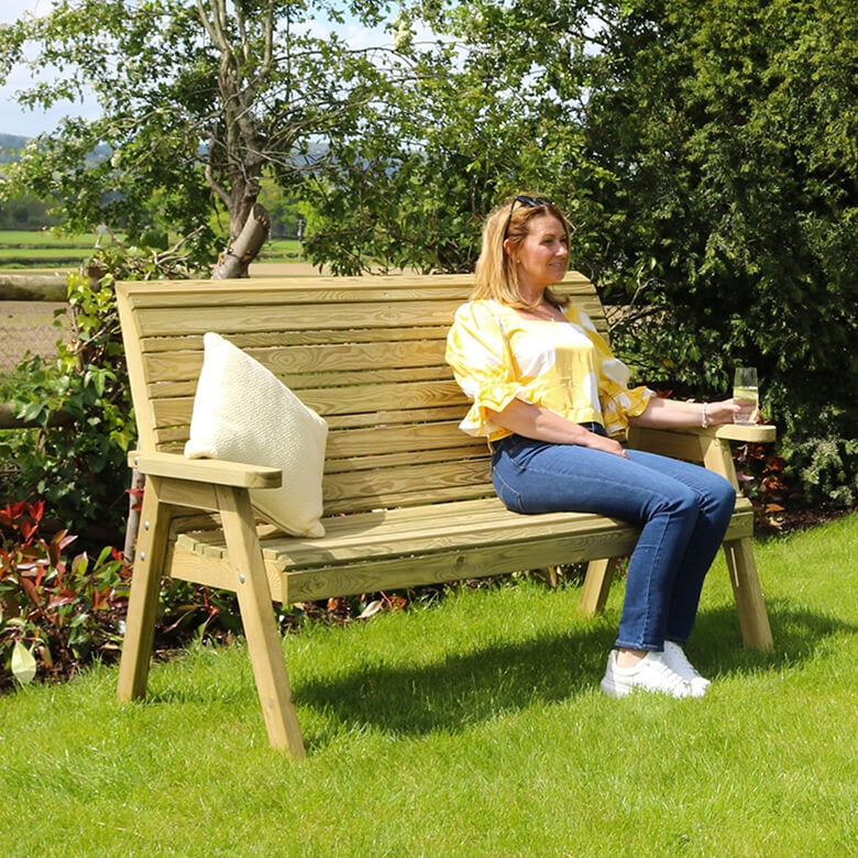 Freya 3 Seater Bench | Coopers Of Stortford