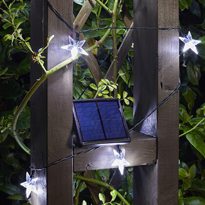 Solar String Lights | Solar Garden Lights | Garden & Outdoors | Coopers ...